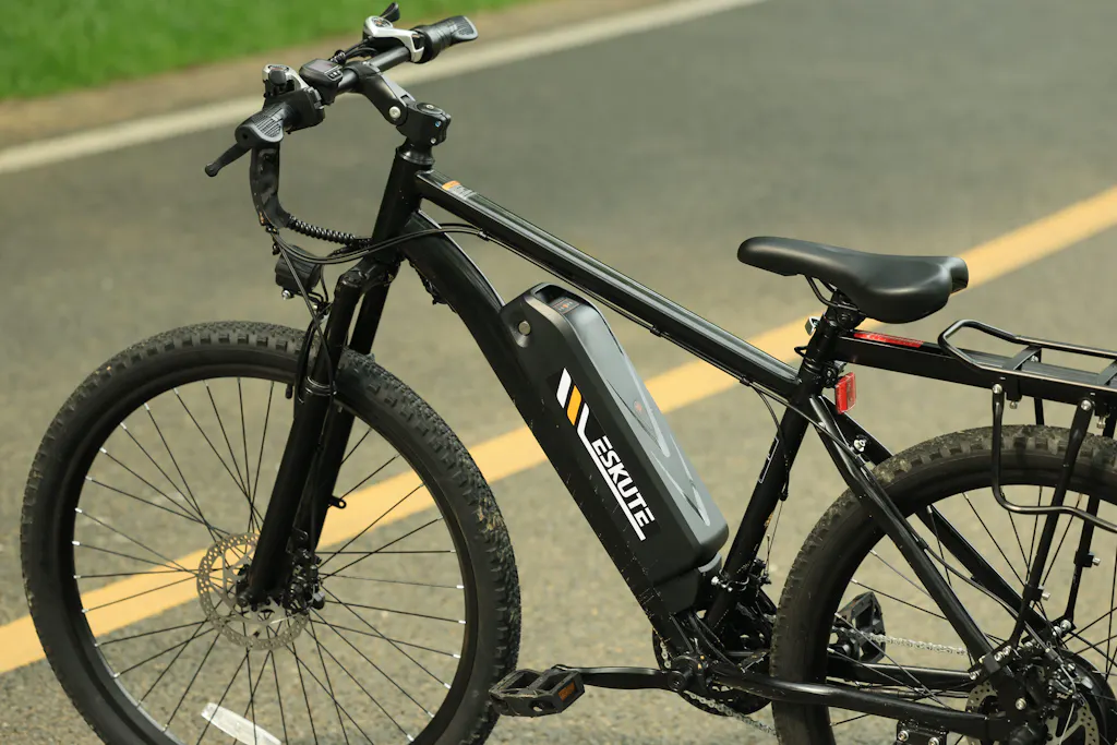 21-Speed 1200W 28MPH 27.5" Mountain E-Bike, Eskute M200 EBike Up to 55 ...