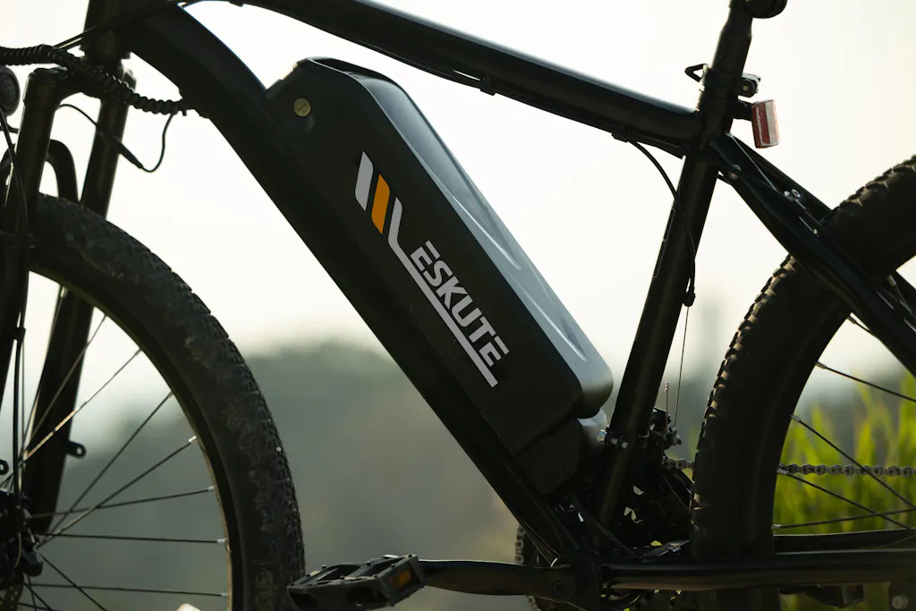 21-Speed 1200W 28MPH 27.5" Mountain E-Bike, Eskute M200 EBike Up to 55 ...