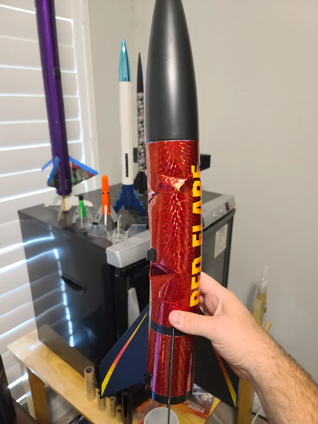 Red Flare - Estes Rockets