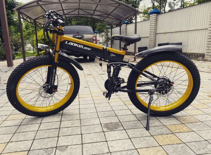 LANKELEISI XT750 PLUS BIG FORK Fat Tire Electric Mountain Bike– EU ...