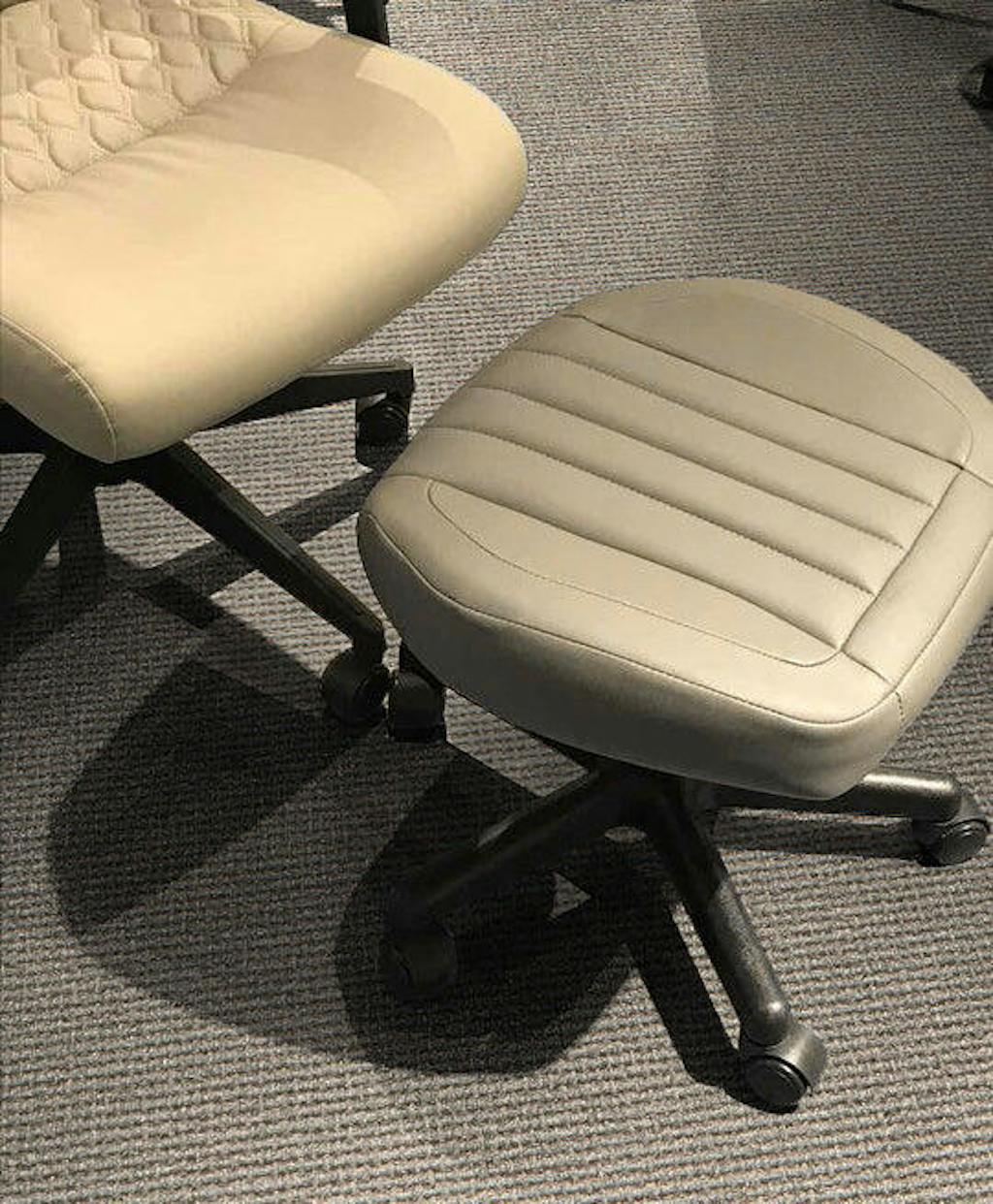 Eureka Ergonomic Height Adjustable 360° Rotating Footstool with Wheels