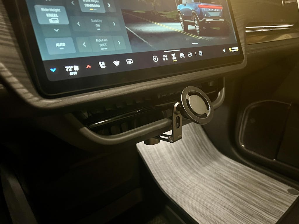 Phone Mount Car Mount for R1T R1S Phone Mount Holder for Rivian R1T R1 ...