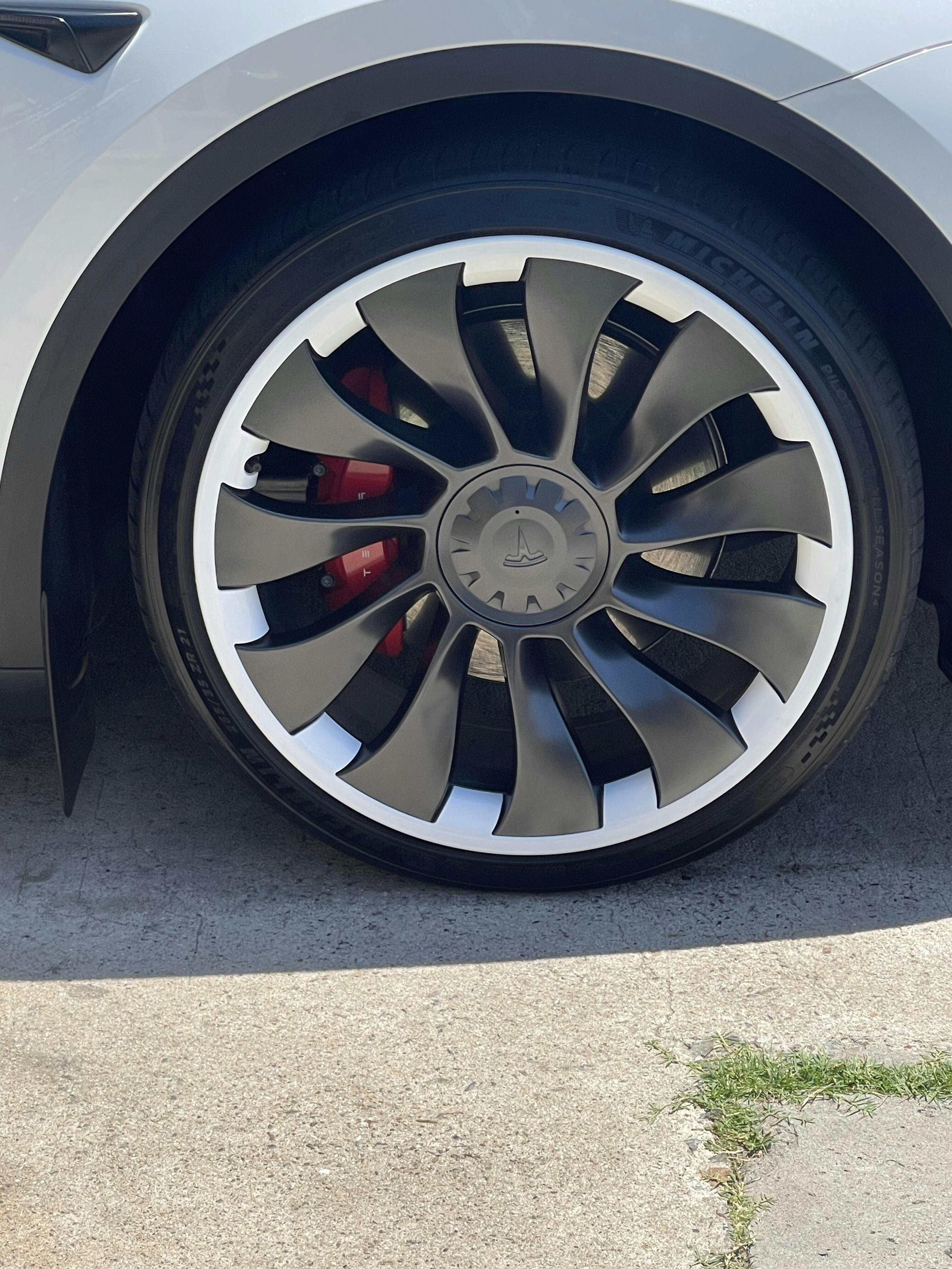 EVBASE Model Y 21-inch RimCase Tesla Überturbine Wheels Rim Protector ...