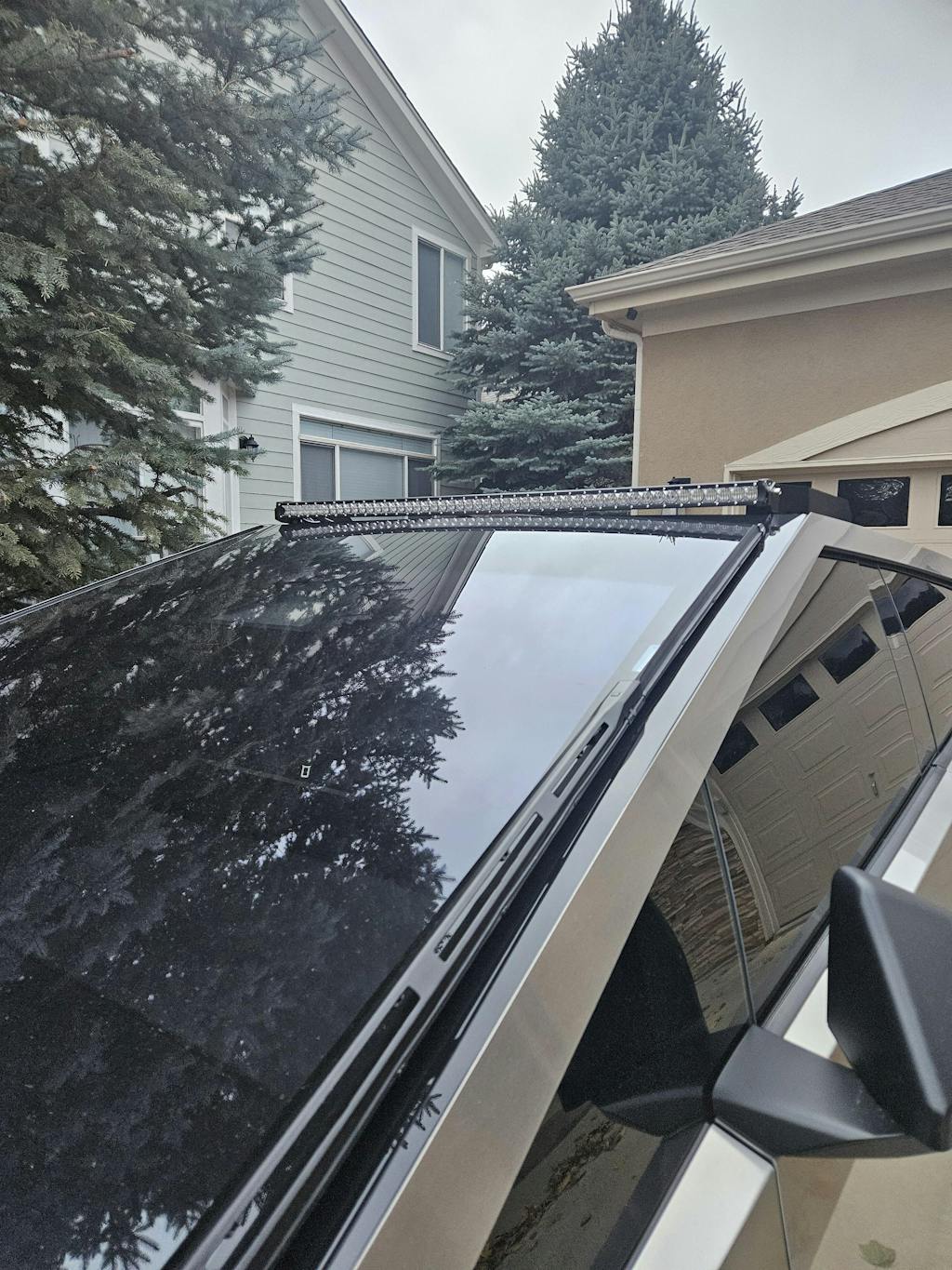 Cybertruck LED Light Bar 52" Truck Roof Off-Road Top Fog Lamp Driving ...