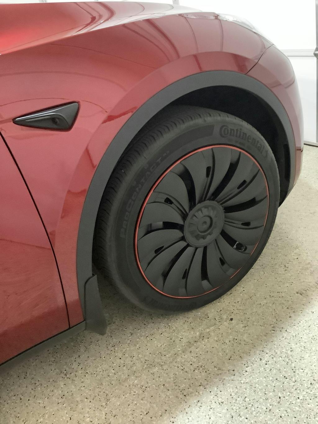 Tesla Redline Wheel Caps Model Y Überturbine Wheel Covers 19 inch Matt ...
