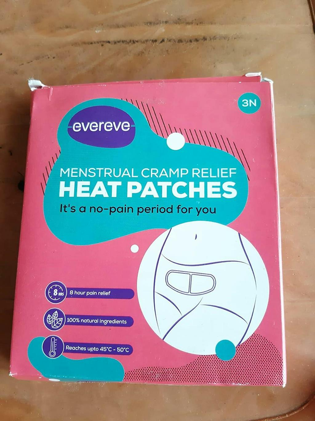 Evereve Period Pain Relief Heat Patches - Pack of 3 – Evereve online