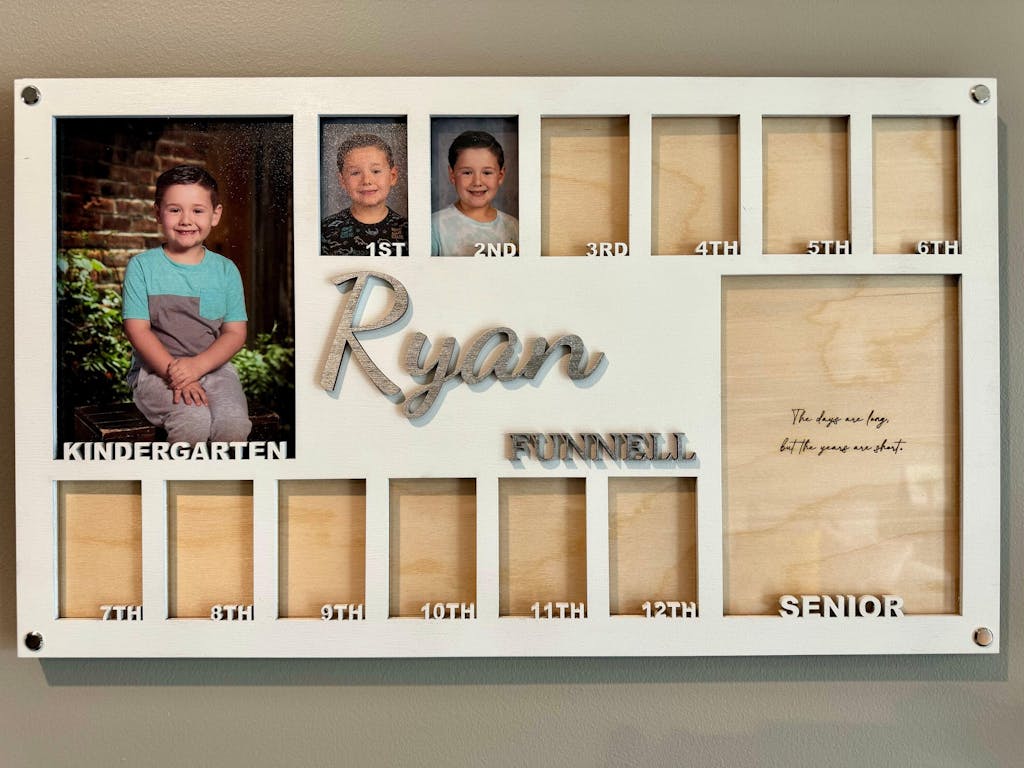 School Years Photo Frame | Kindergarten or Pre K to Graduation Picture ...