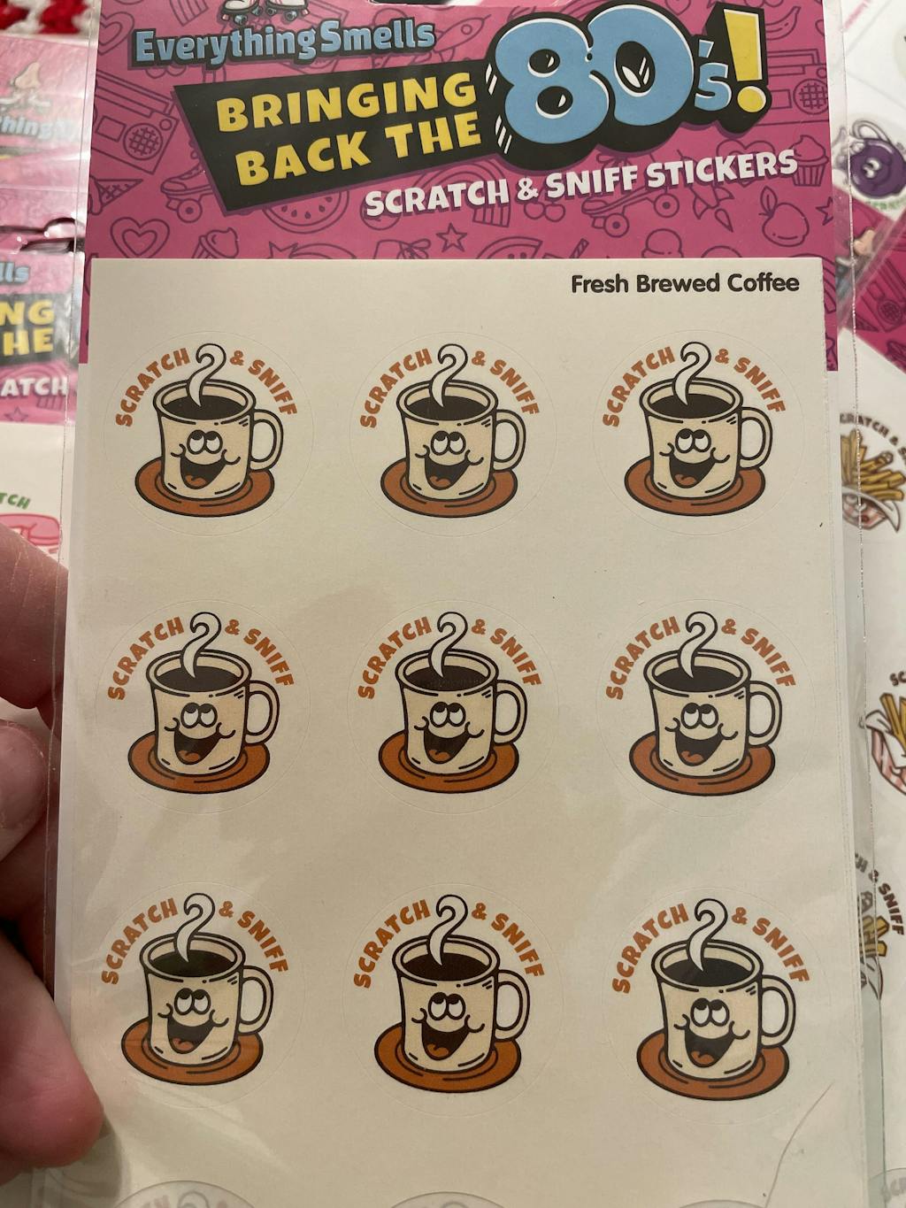 *RETIRED* Fresh Brewed Coffee EverythingSmells Scratch & Sniff Sticker ...