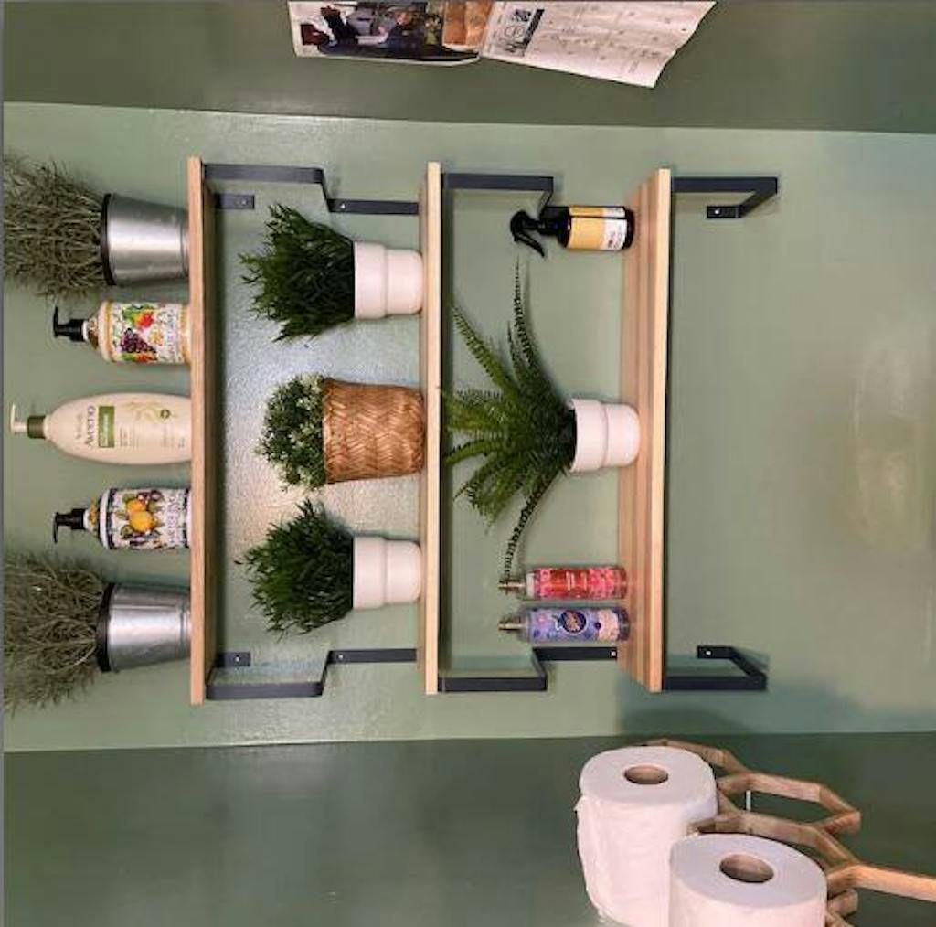 Wooden Floating Wall Hanging Shelf Wave - EWD – EWD