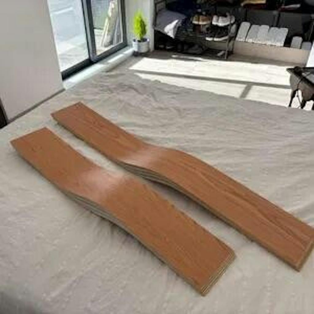 Wooden Floating Wall Hanging Shelf Wave - EWD – EWD