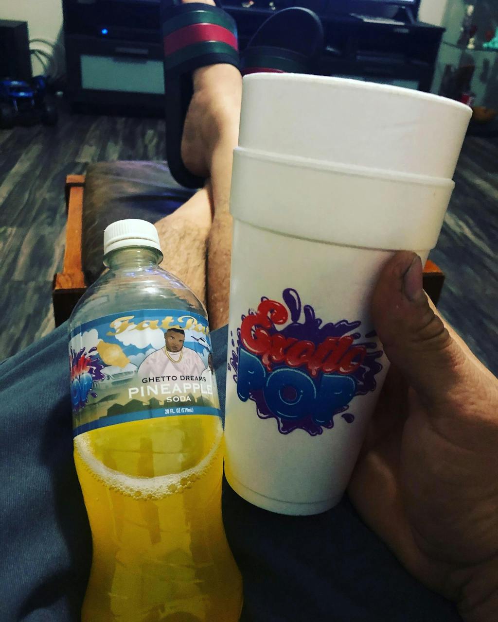 Exotic Pop Lil Flip Clover Green Apple Soda