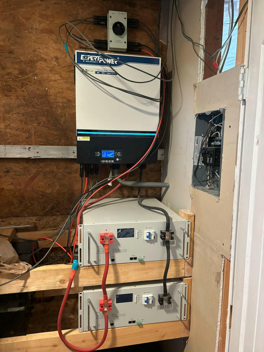 10KWH 3240W 48V Solar Power System Kit | LiFePO4 48V 200Ah Battery ...