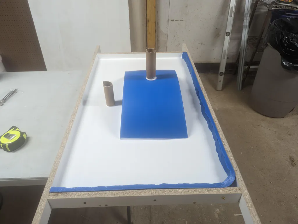 Concrete Sink Mold SDP-19 Tumulus Barrel (19.75"x11"x5.5")