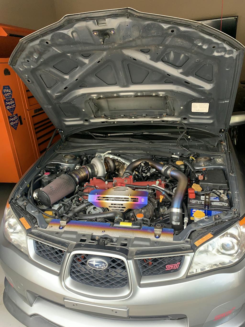 Extreme Turbo Systems - ETS 04-07 Subaru STI Vband Rotated Turbo Kit