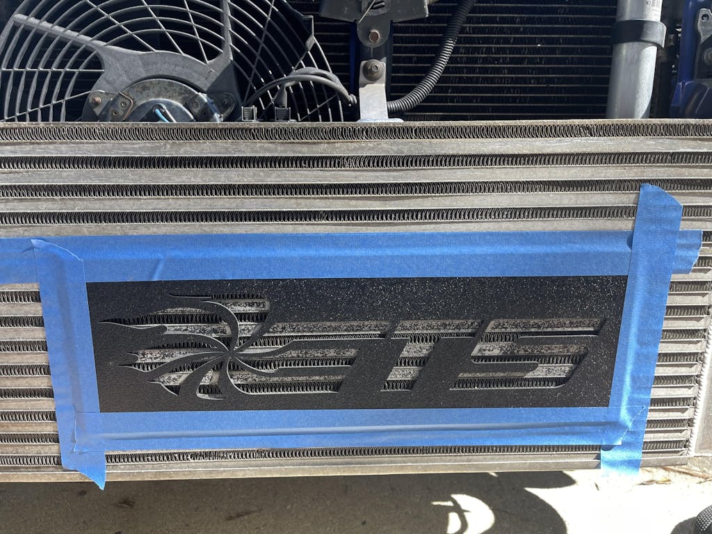 ETS Intercooler Stencil