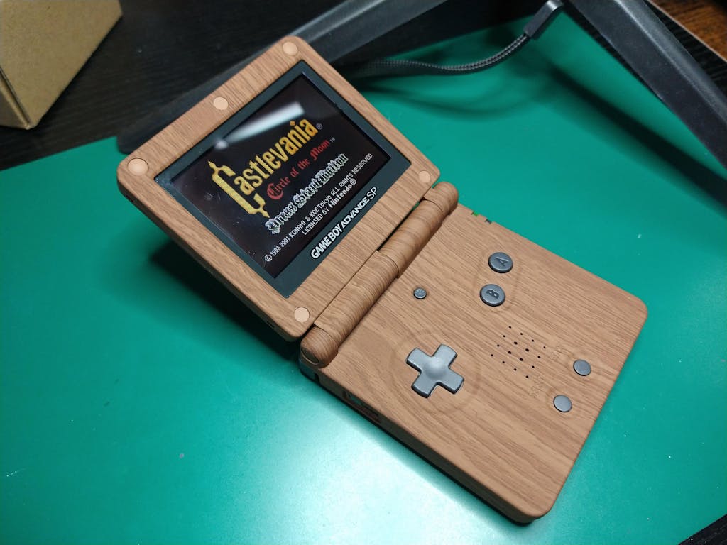 IPS Ready Upgraded eXtremeRate Wood Grain Patterned Soft Touch Custom ...
