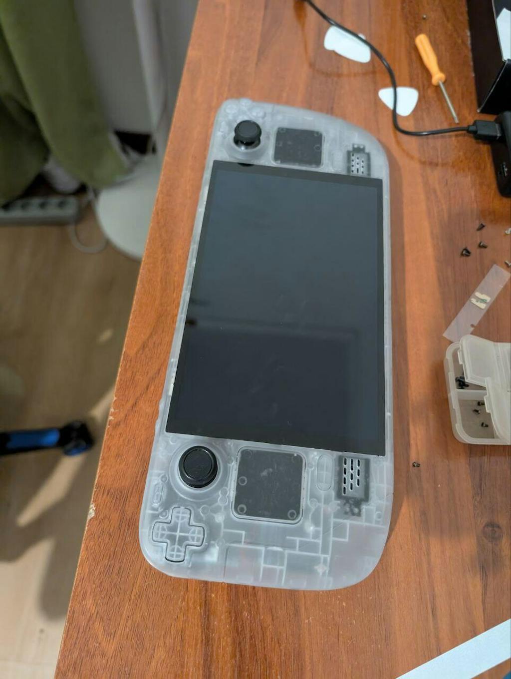 eXtremeRate Steam Deck OLED Replacement Full Set Shells with Buttons ...