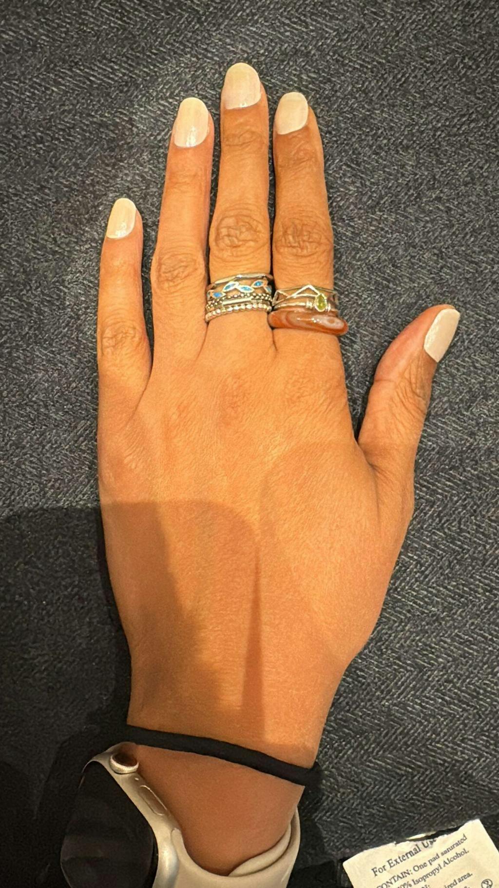 Gel Nail Sticker Starter Kit (5pk) Semi Cured Gel Nail Strips Real Gel ...