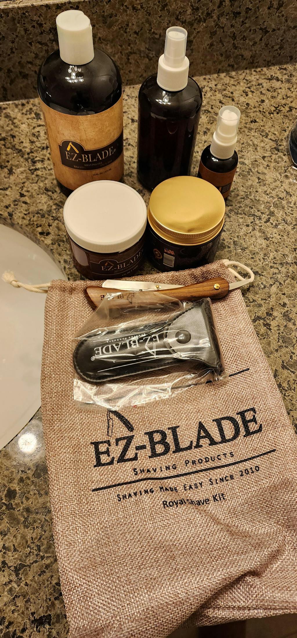 Straight Razor Shaving Kit for Men | EZ BLADE Shaving Products