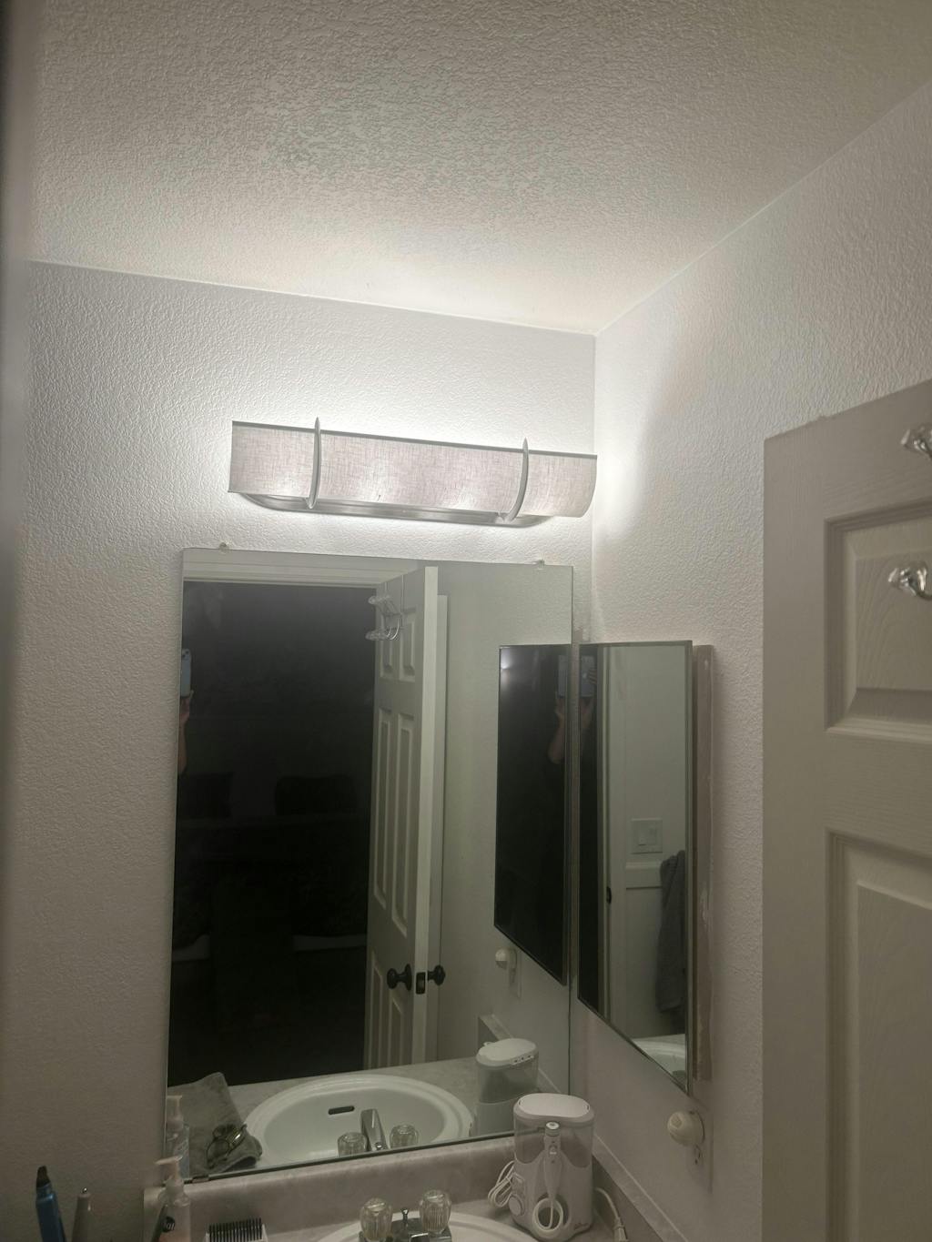 EzLightWraps - Shades Hide Hollywood Lights, Fast DIY for Vanity Light
