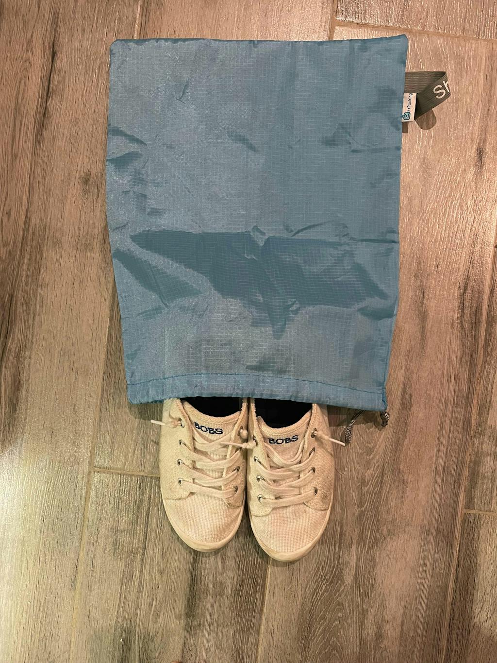 Travel Shoe Storage Bag - Nylon Drawstring Carrier Pouch for Slippers ...