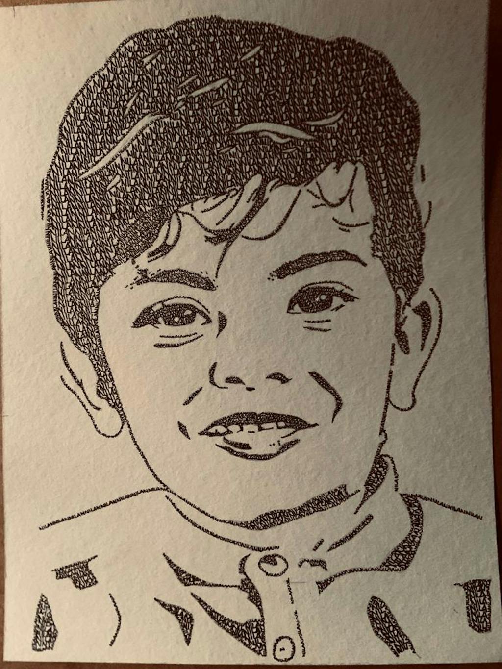 Word Portrait | Custom Word/Name Portrait from Photos