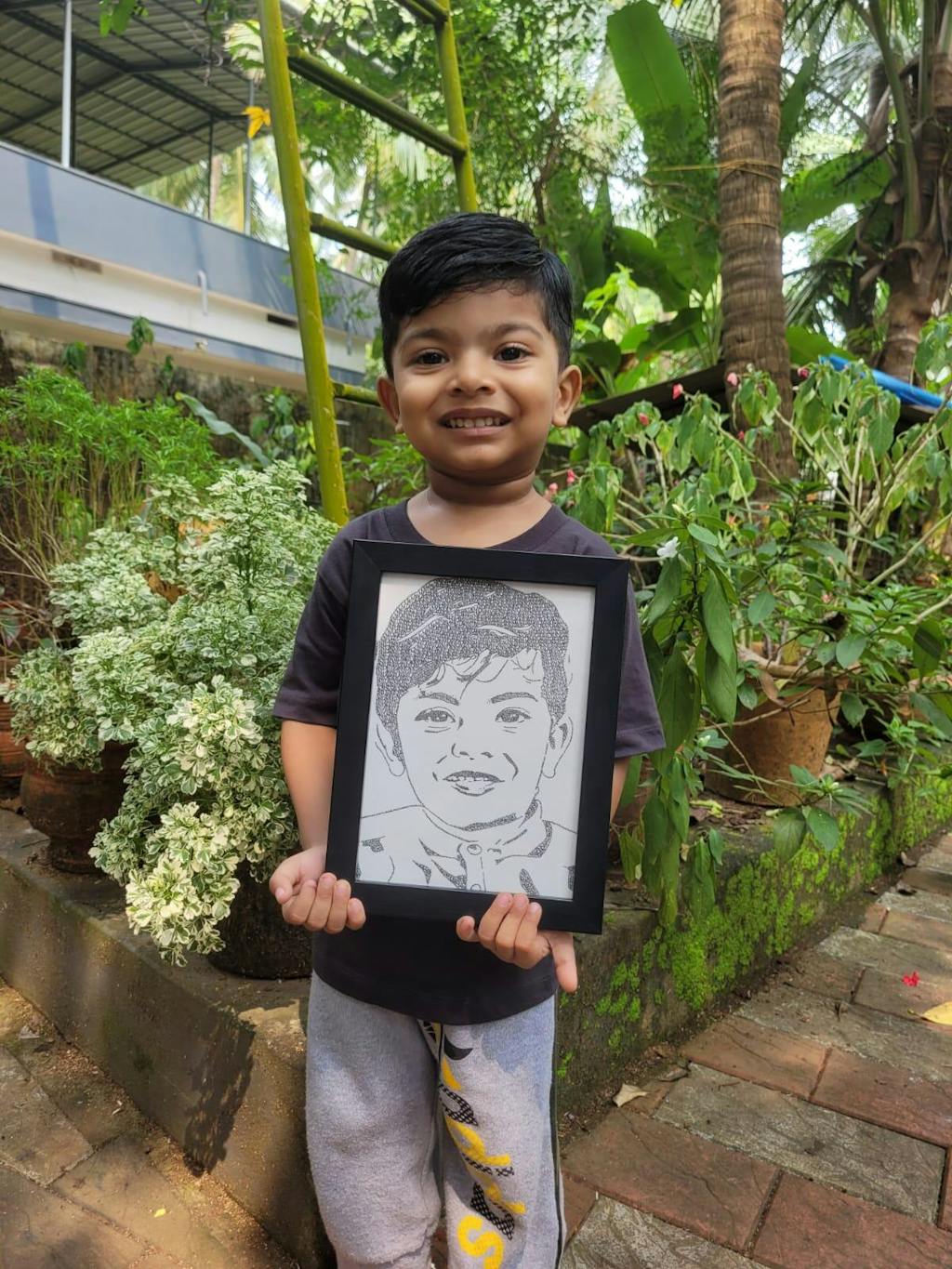 Word Portrait | Custom Word/Name Portrait from Photos