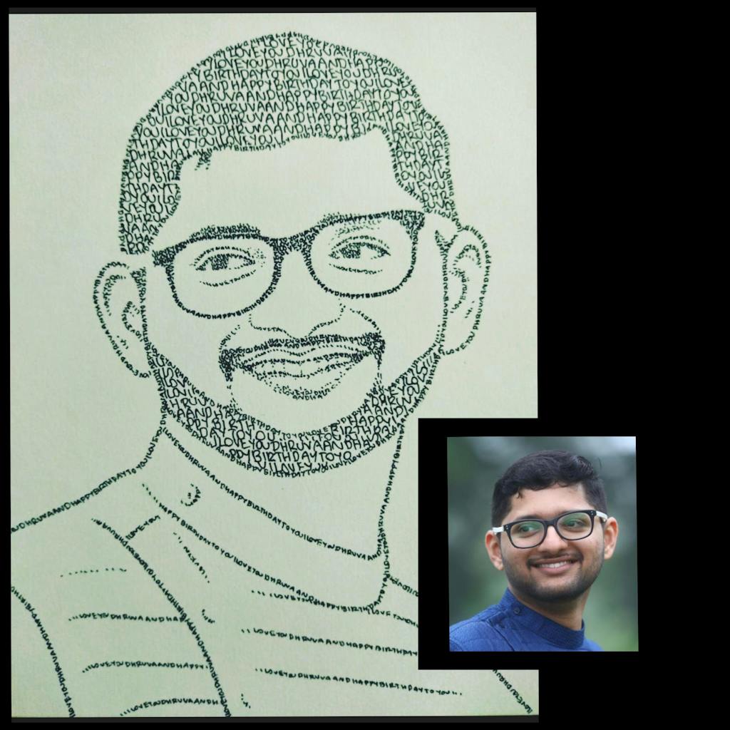 Word Portrait | Custom Word/Name Portrait from Photos