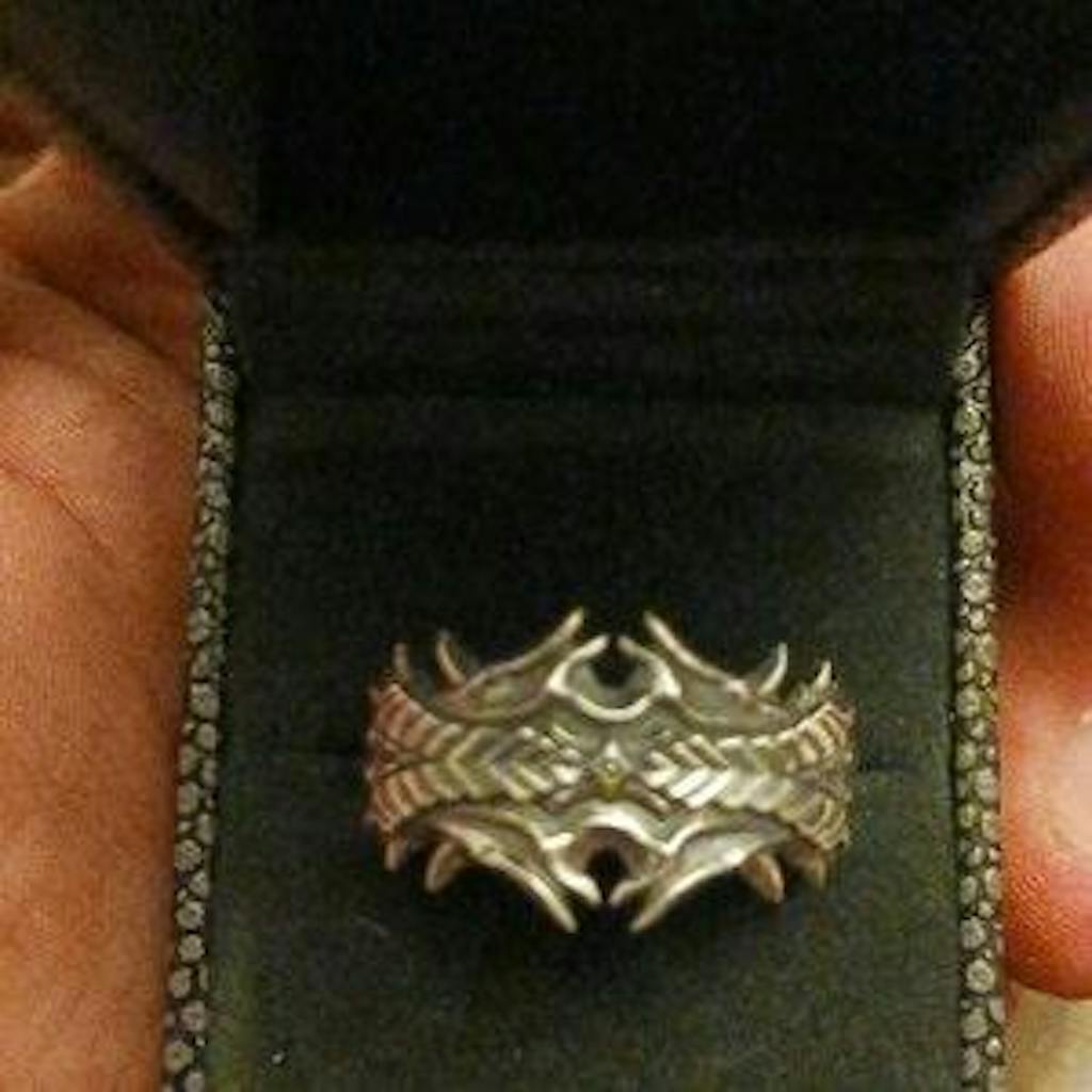 Infernal Dracken - Fantasy Ring, Dragon Scale Ring - Customizable ...