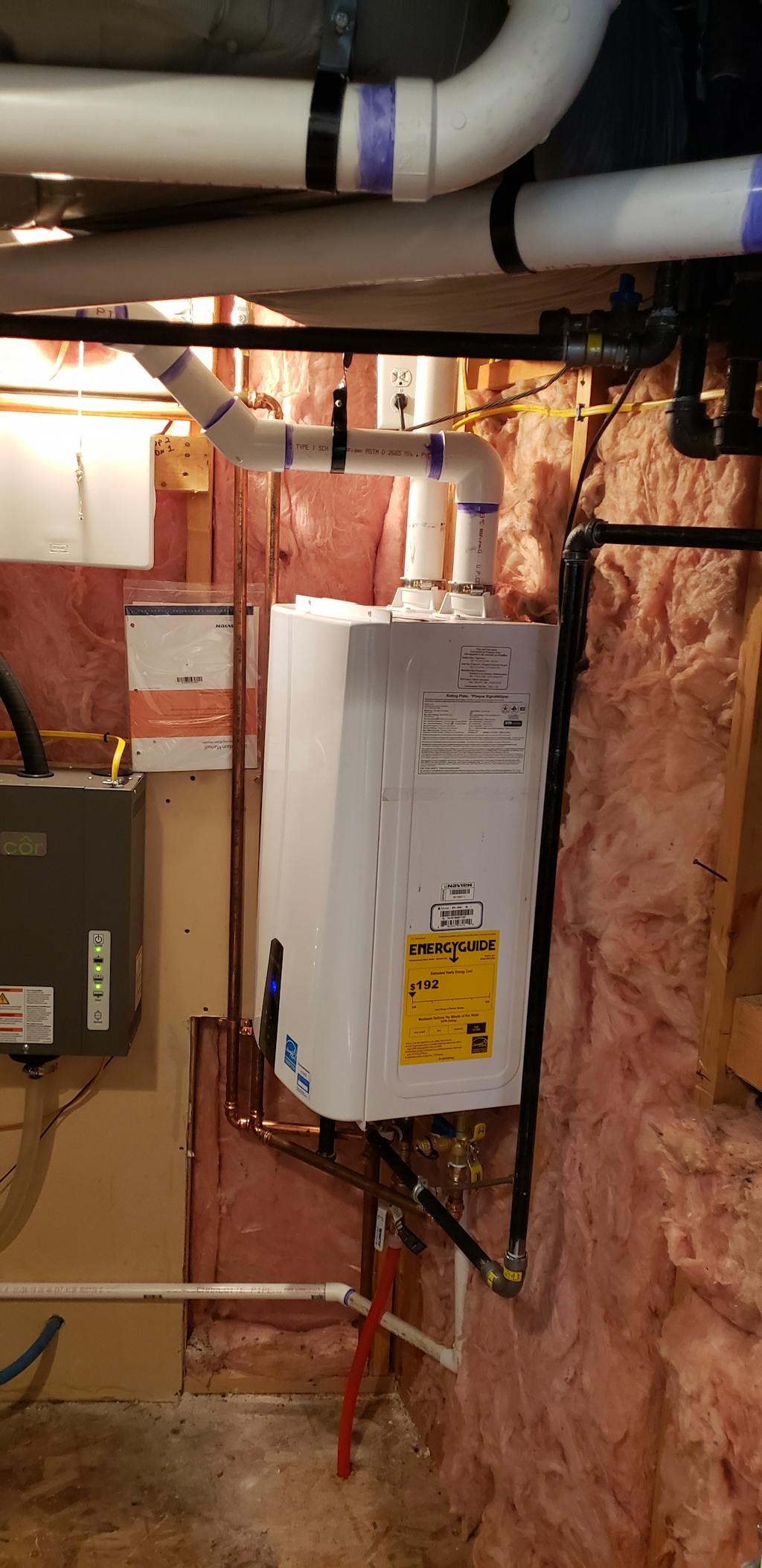 Navien NPE-240A 11.2 GPM Indoor or Outdoor Propane or Natural Gas Dire ...