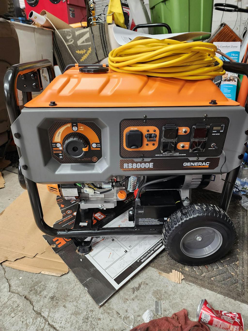 Generac GP8000E 8000W/10000W Electric Start Generator New – FactoryPure