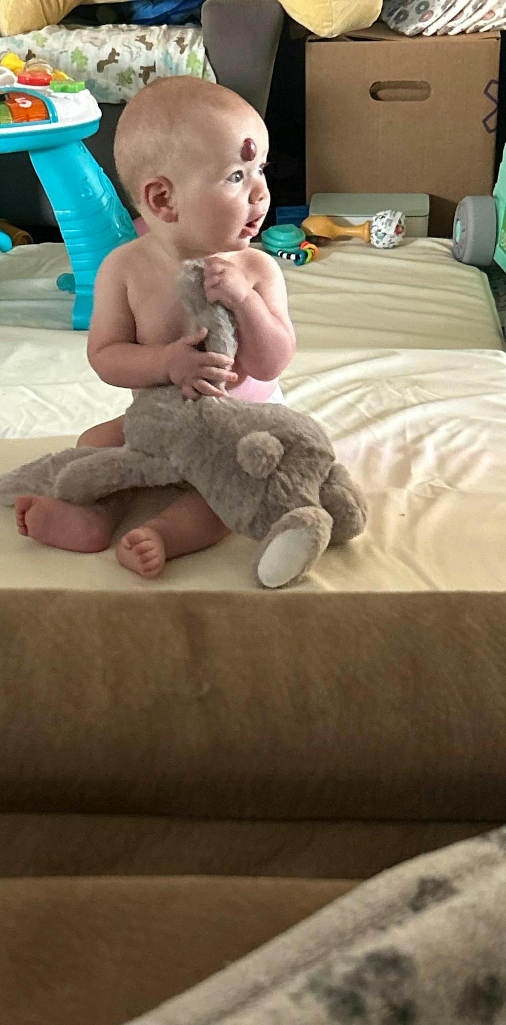 Grandma Sending You A Hug - Personalized Stuffed Bunny – FaithCorner