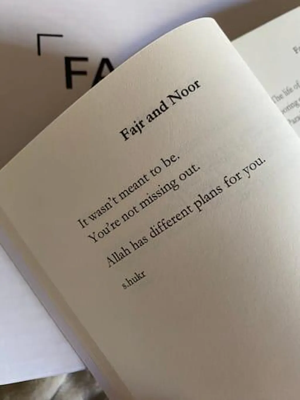 Fajr and Noor by Shukr Book | Fajr Noor