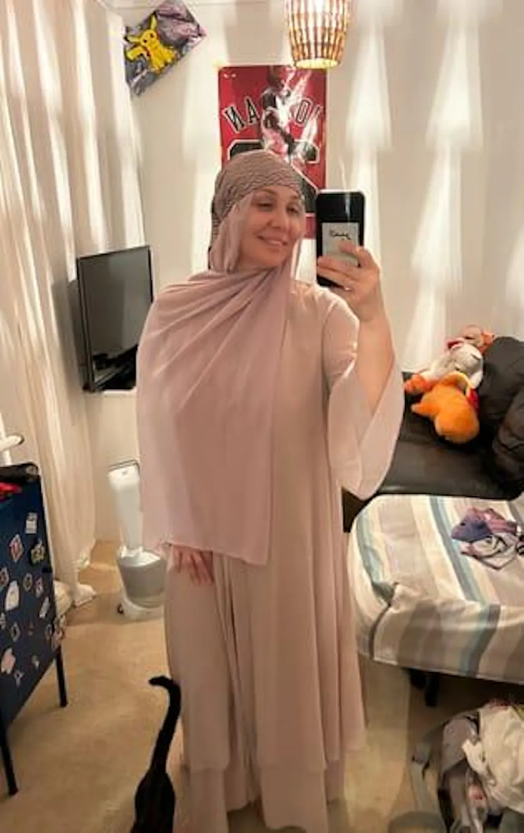 Aisha White Chiffon Abaya + Hijab | Fajr Noor