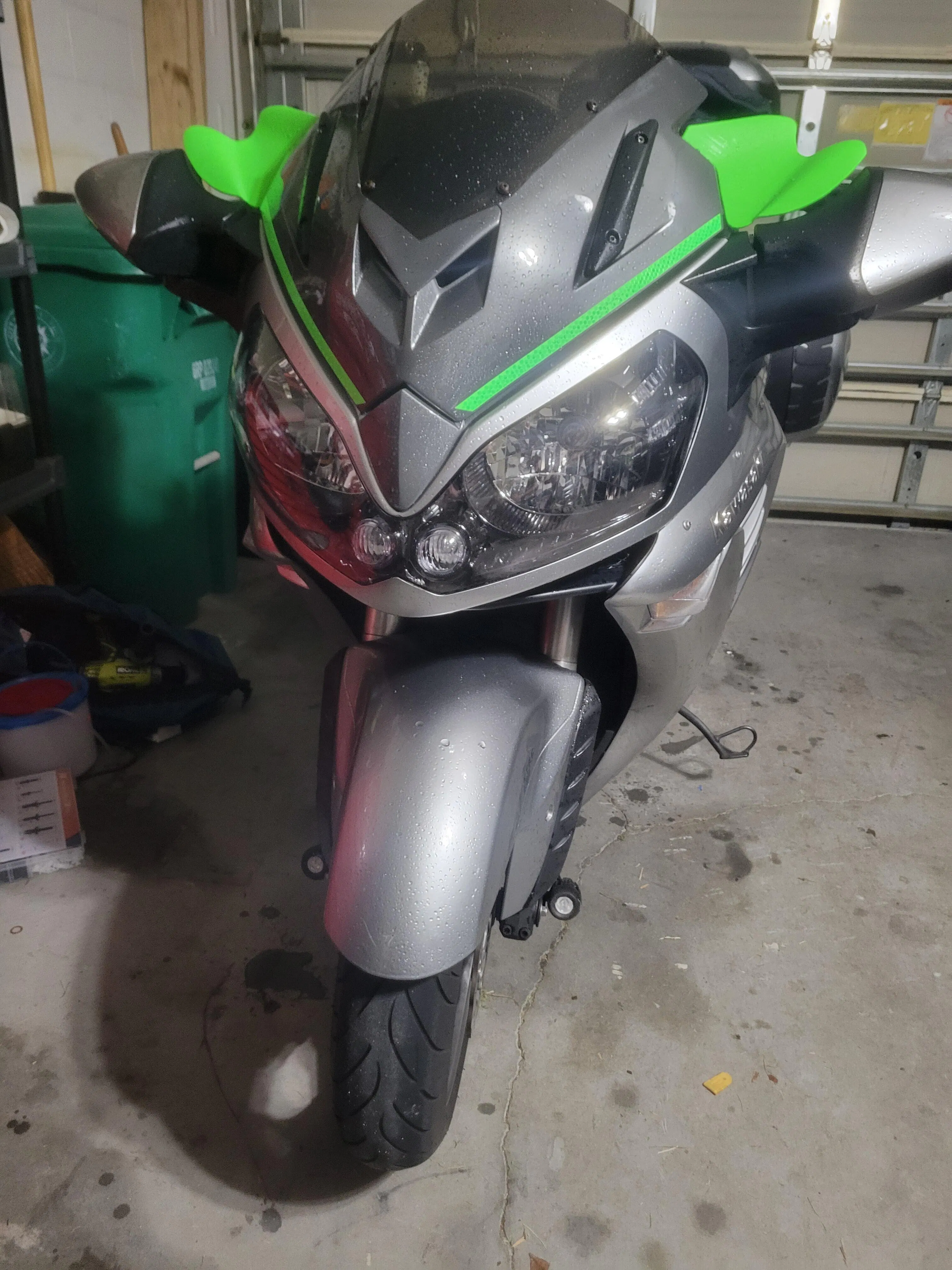 Kawasaki Concours 1400/GTR 1400 upper fairing extension Gen 2 2010-cur ...