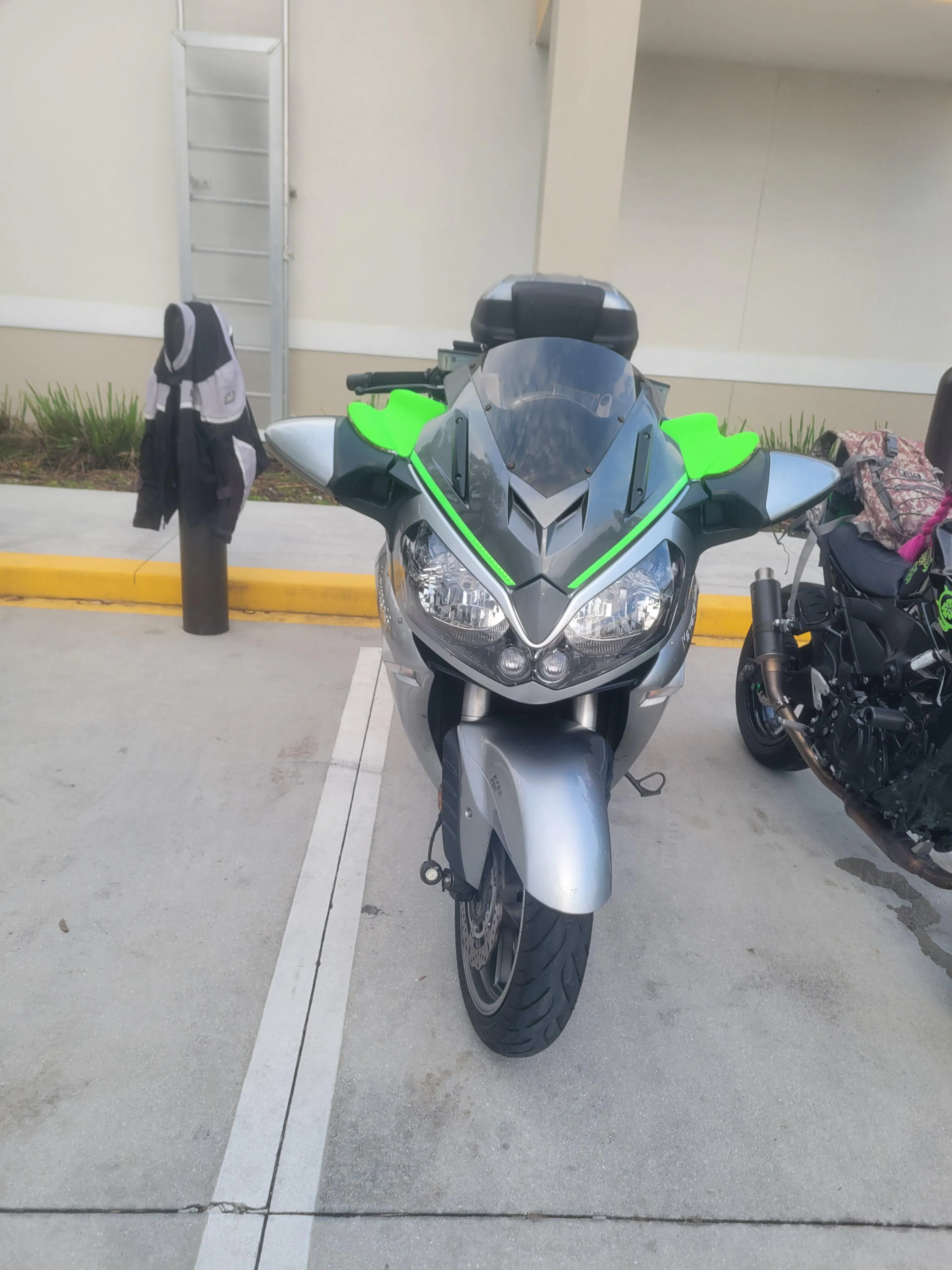 Kawasaki Concours 1400/GTR 1400 upper fairing extension Gen 2 2010-cur ...