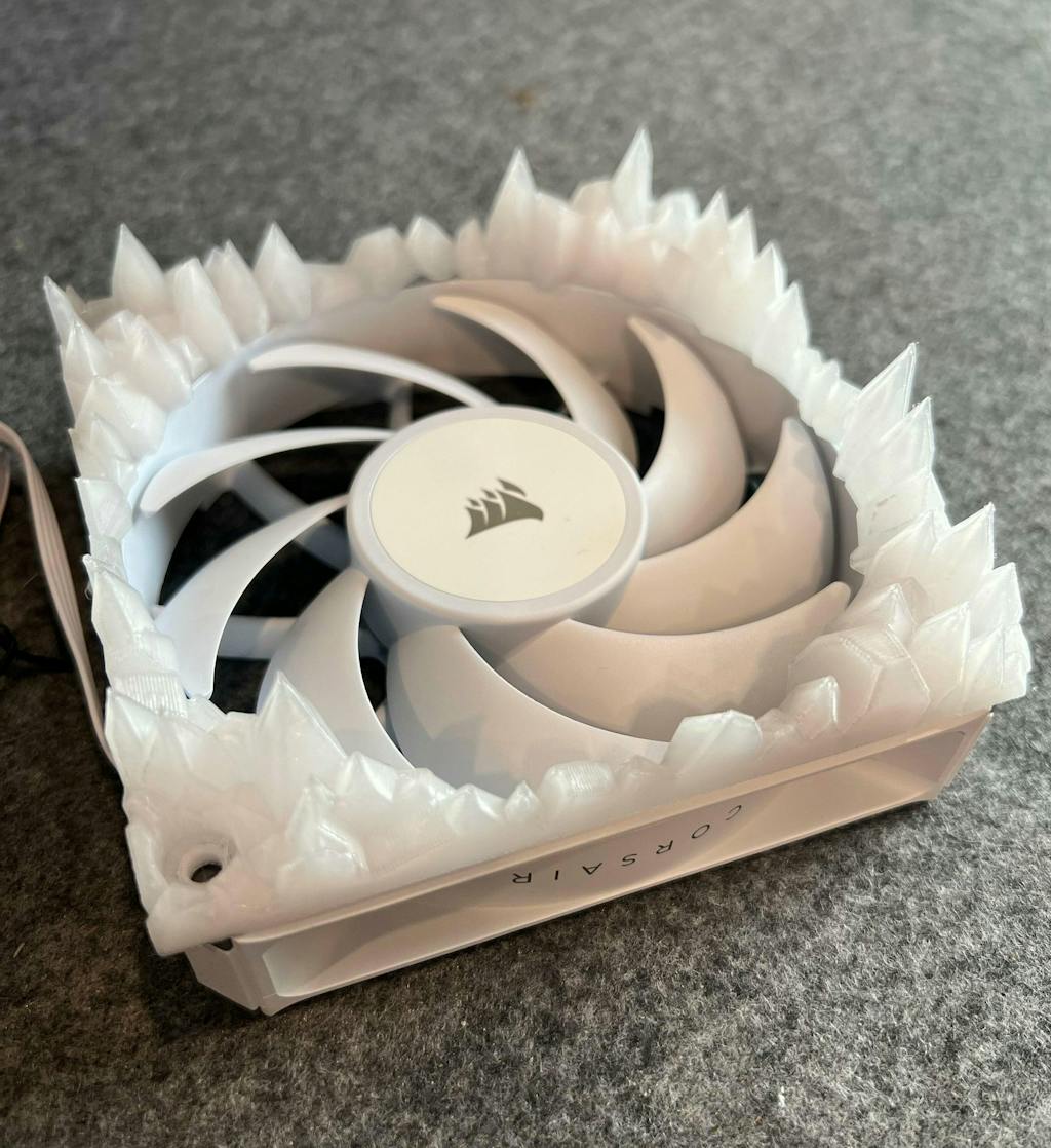 Permafrost PC Fan Shroud by Famo3D, Ice Fan Shroud, 120mm & 140mm Fan ...