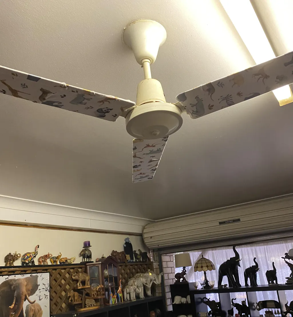 Birds Fan Covers | Ceiling Fan Blade Covers | Slip on Fan Socks - Fan ...
