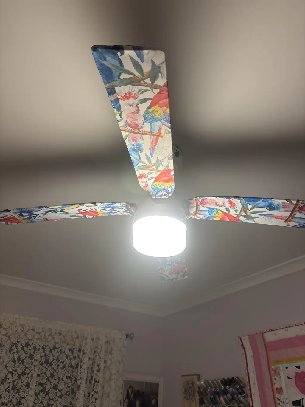 Butterflies Print | Ceiling Fan Blade Covers | Slip on Fan Socks - Fan ...