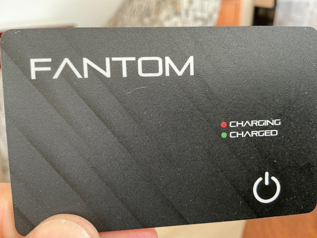 Rechargeable Tracker Card – Fantom Wallet | Quick Access Minimalist ...