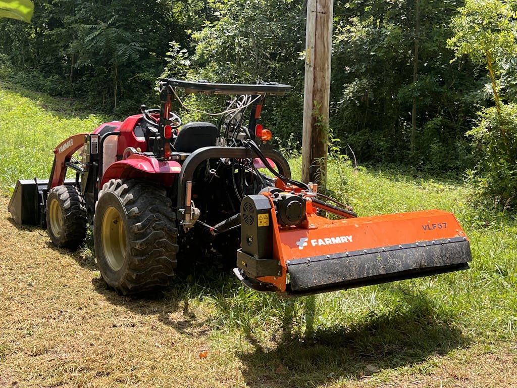 57" Offset Flail Ditch Bank Mower VLF57 for 25-45HP | Farmry