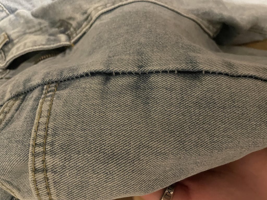 Blue Patterned High-Waist Jeans | Nayeon - Twice - Fashion Chingu