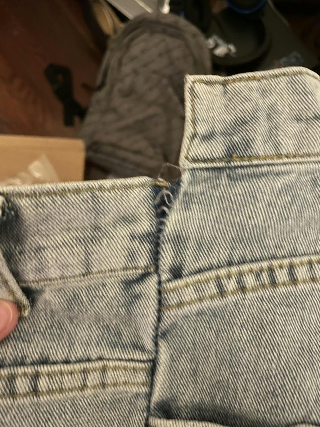 Blue Patterned High-Waist Jeans | Nayeon - Twice - Fashion Chingu