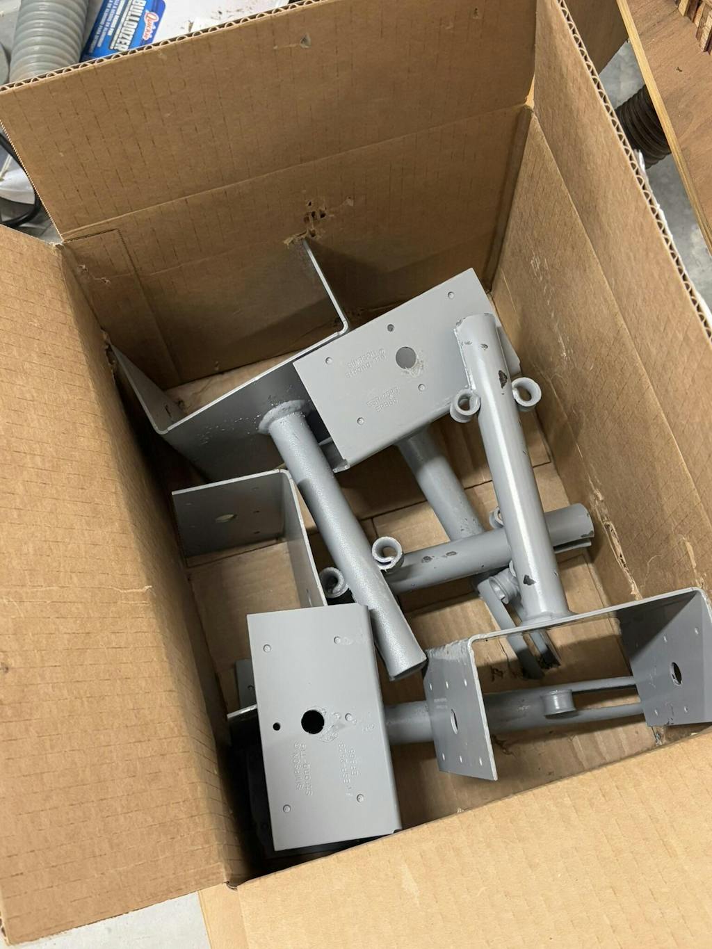 Simpson EPB44 4x4 Elevated Post Base - Gray Painted – Fasteners Plus