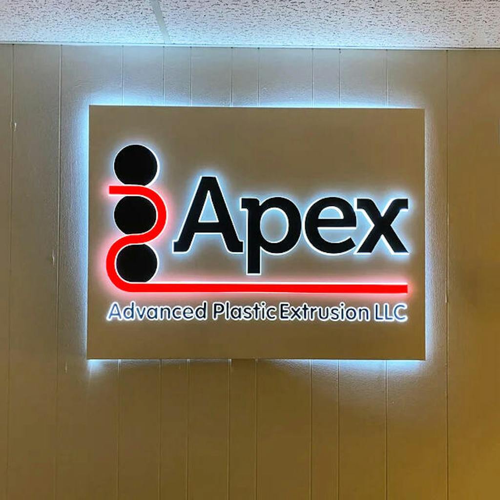 Custom 3D Metal Backlit Sign, Stainless Steel Logo Sign Gold Black Let