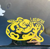 Ball Python Design Decal, Waterproof Vinyl Decal, Cute Snake Reptile G ...