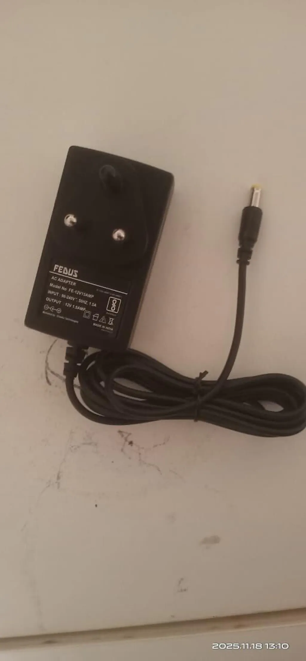FEDUS 12v AC DC Power Adapter at India's Networking Accessories Brand