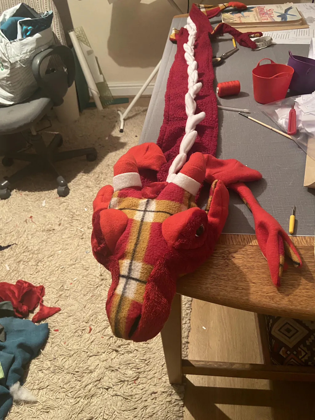 Dragon Scarf - Sewing Pattern + Tutorial – Féerie Telle