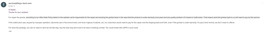 FeiyuTech Gimbal Modes Guide: FPV, PTF, PF Modes