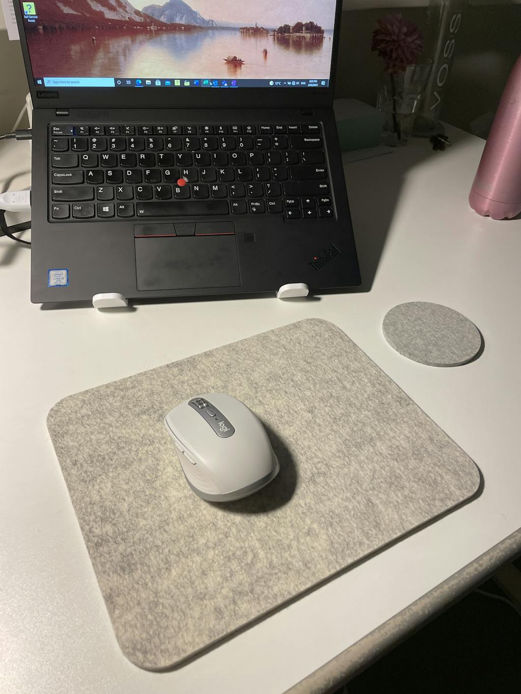 HEY-SIGN Felt Coasters | Round 9cm | Marble | 100% Merino Wool – Felt & Co.